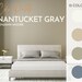 Nantucket Gray Paint Color Palette, Benjamin Moore, Interior Paint ...