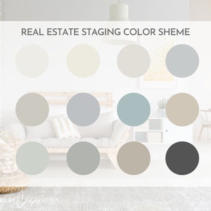 Real Estate Staging Color Palette, Sherwin Williams, Interior Paint ...