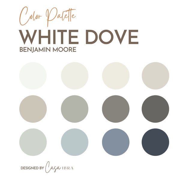 White Dove Color Palette - Etsy