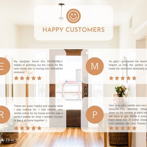 Ballet White Paint Color Palette Benjamin Moore Interior - Etsy