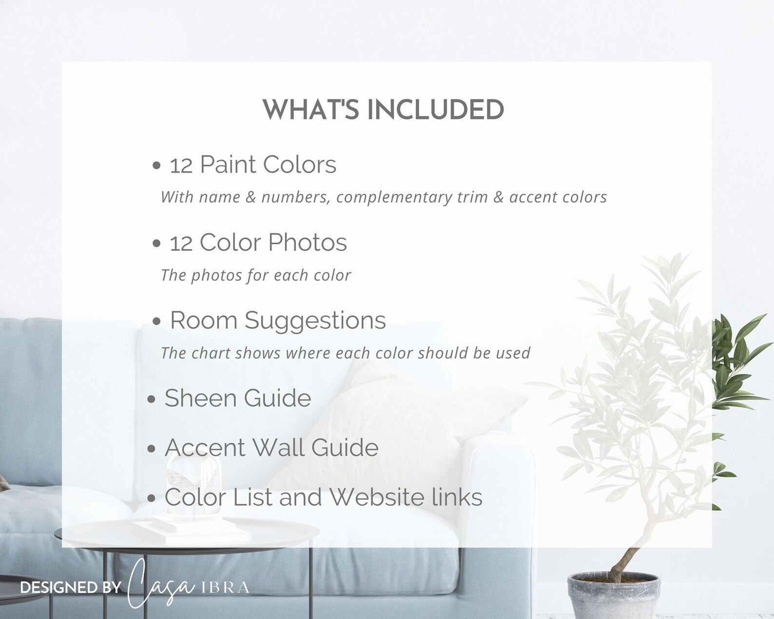 Smoke Paint Color Palette, Benjamin Moore, Interior Paint Palette ...