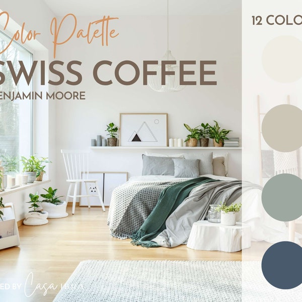 Swiss Coffee Color Palette - Etsy