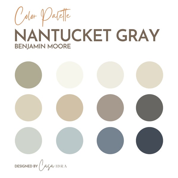 Nantucket Color Palette - Etsy