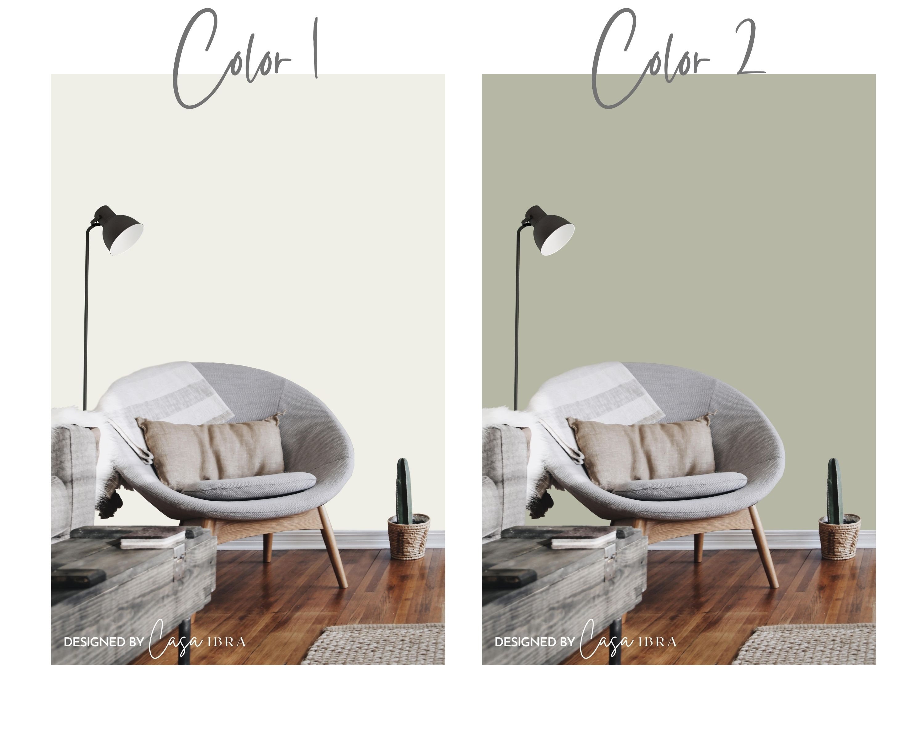 October Mist Paint Color Palette Benjamin Moore Interior - Etsy