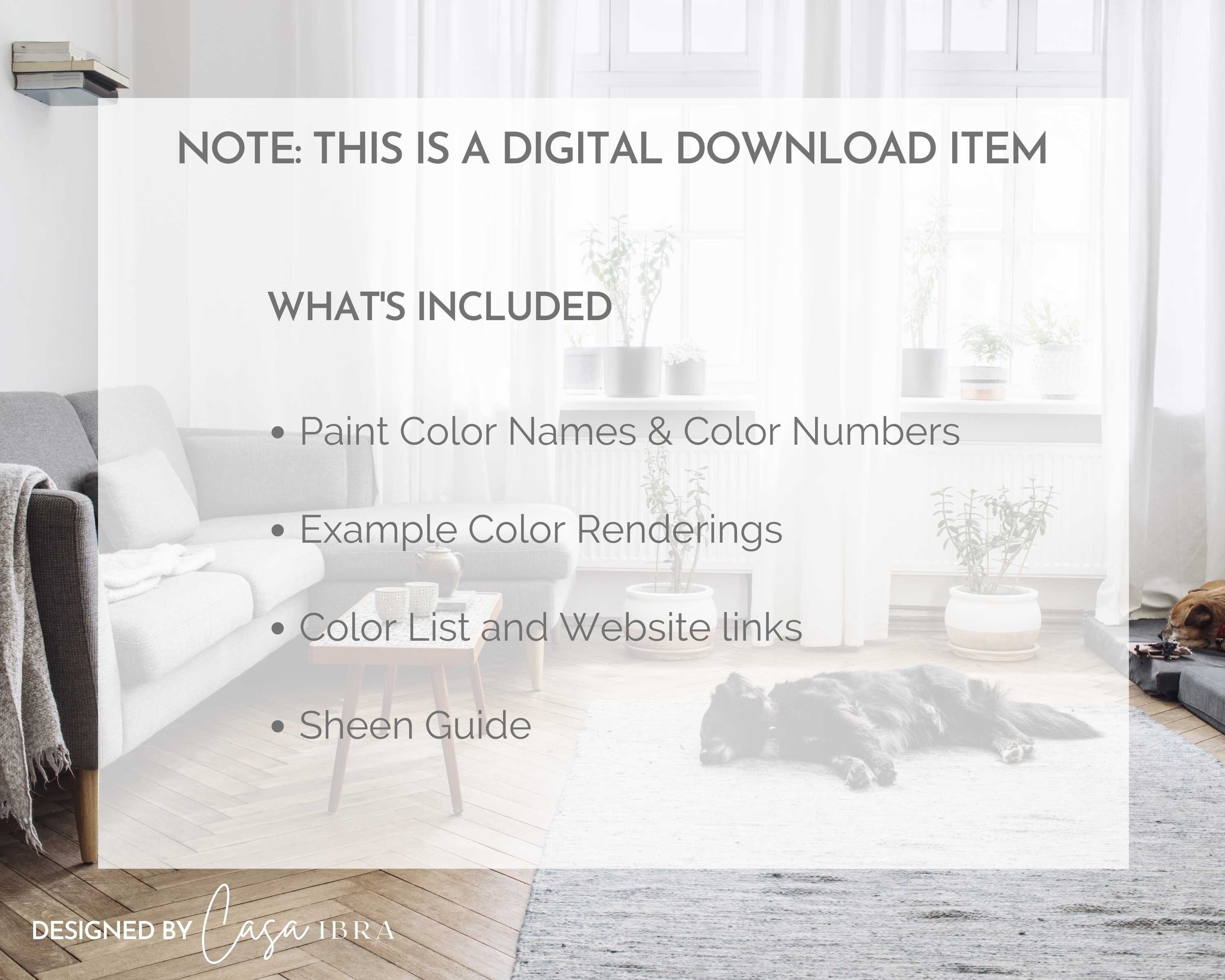 Warm Gray Color Palette Sherwin Williams Interior Paint - Etsy