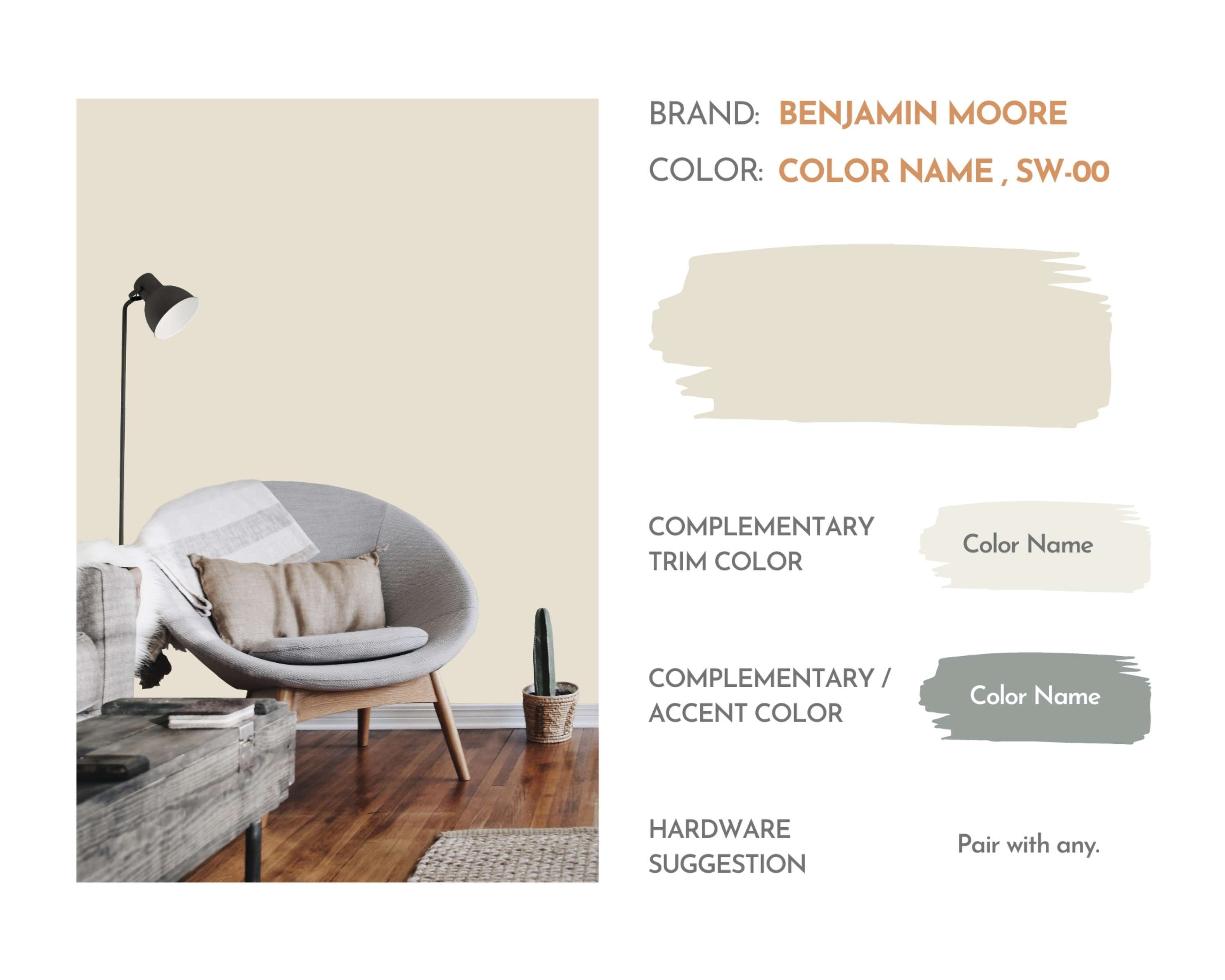 Ballet White Paint Color Palette, Benjamin Moore, Interior Paint ...