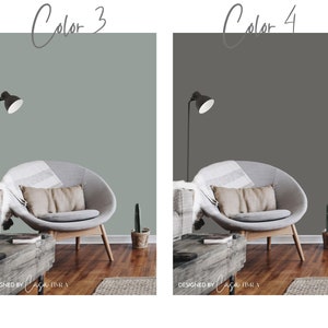 Ballet White Paint Color Palette Benjamin Moore Interior - Etsy