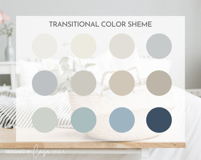 Transitional Paint Color Palette, Sherwin Williams, Interior Paint ...