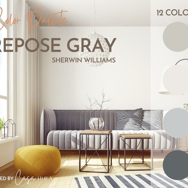 Repose Gray Paint Palette - Etsy