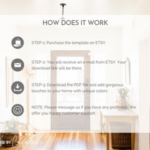 Ballet White Paint Color Palette Benjamin Moore Interior - Etsy