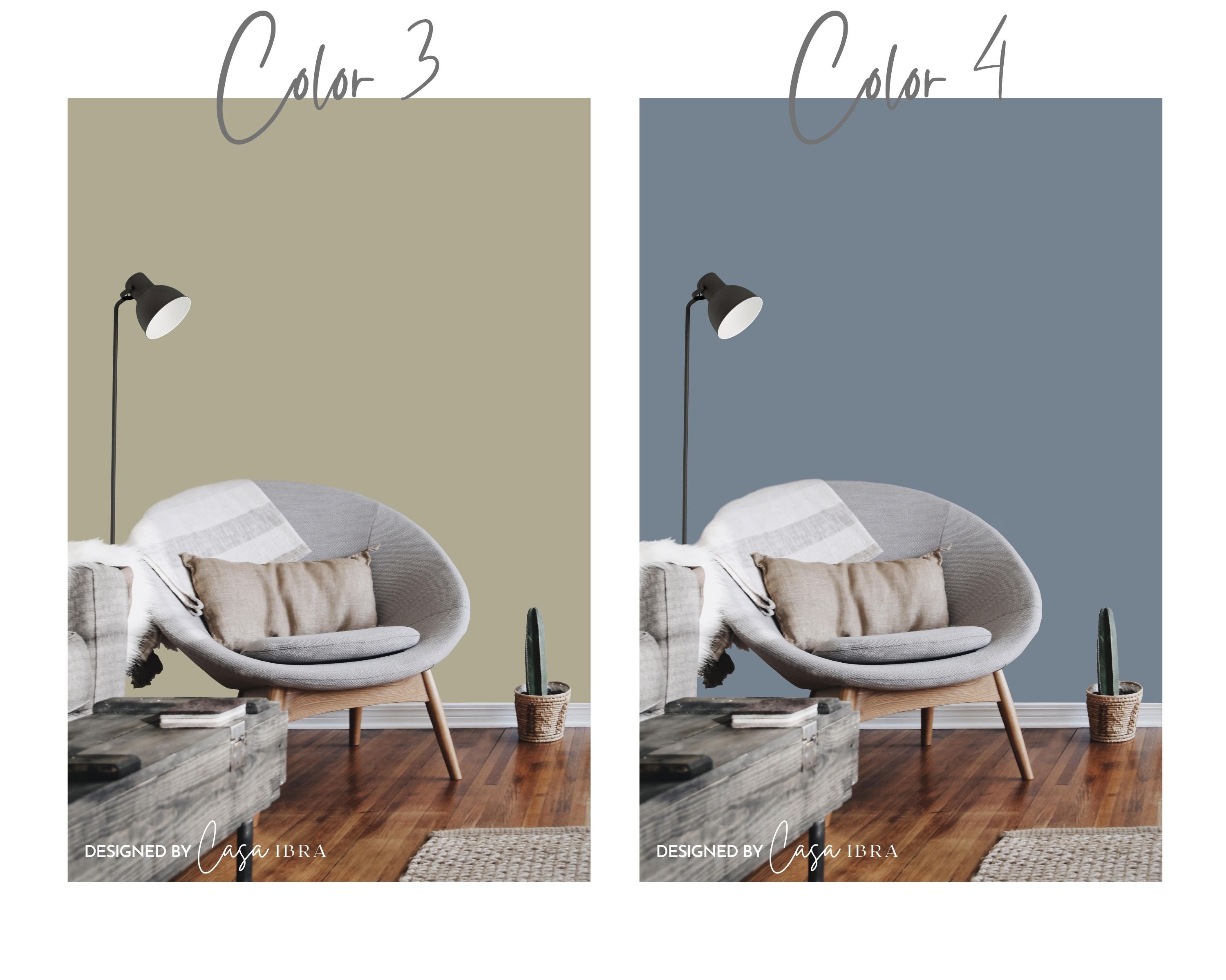 Nantucket Gray Paint Color Palette, Benjamin Moore, Interior Paint ...