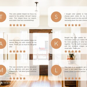 Ballet White Paint Color Palette Benjamin Moore Interior - Etsy