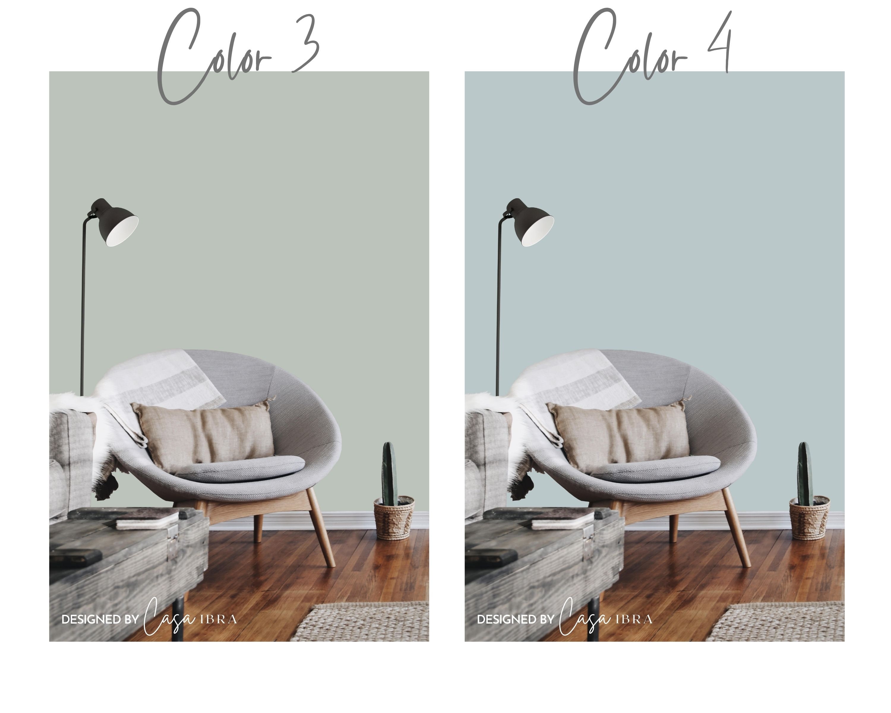 Morning Dew Paint Color Palette, Benjamin Moore, Interior Paint Palette ...