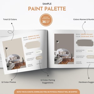Warm Gray Color Palette, Sherwin Williams, Interior Paint Palette ...