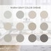 Warm Gray Color Palette, Sherwin Williams, Interior Paint Palette ...