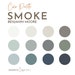 Smoke Paint Color Palette Benjamin Moore Interior Paint - Etsy