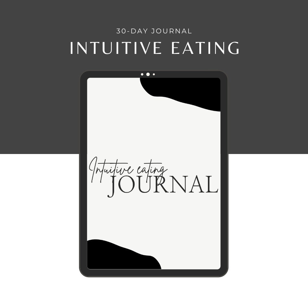 Mindful Eating Tracker, Intuitive Eating Daily Journal, Printable PDF ...