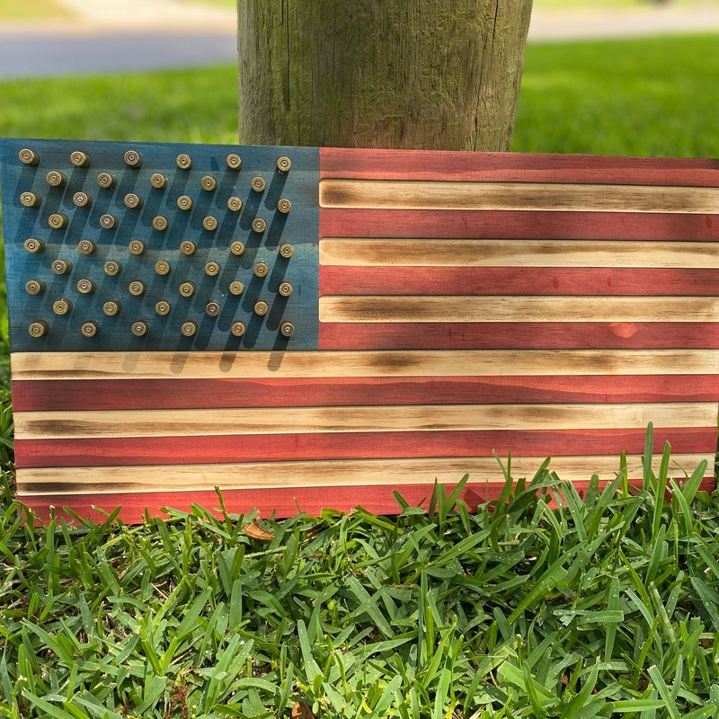 Wooden Flag Clock - Etsy