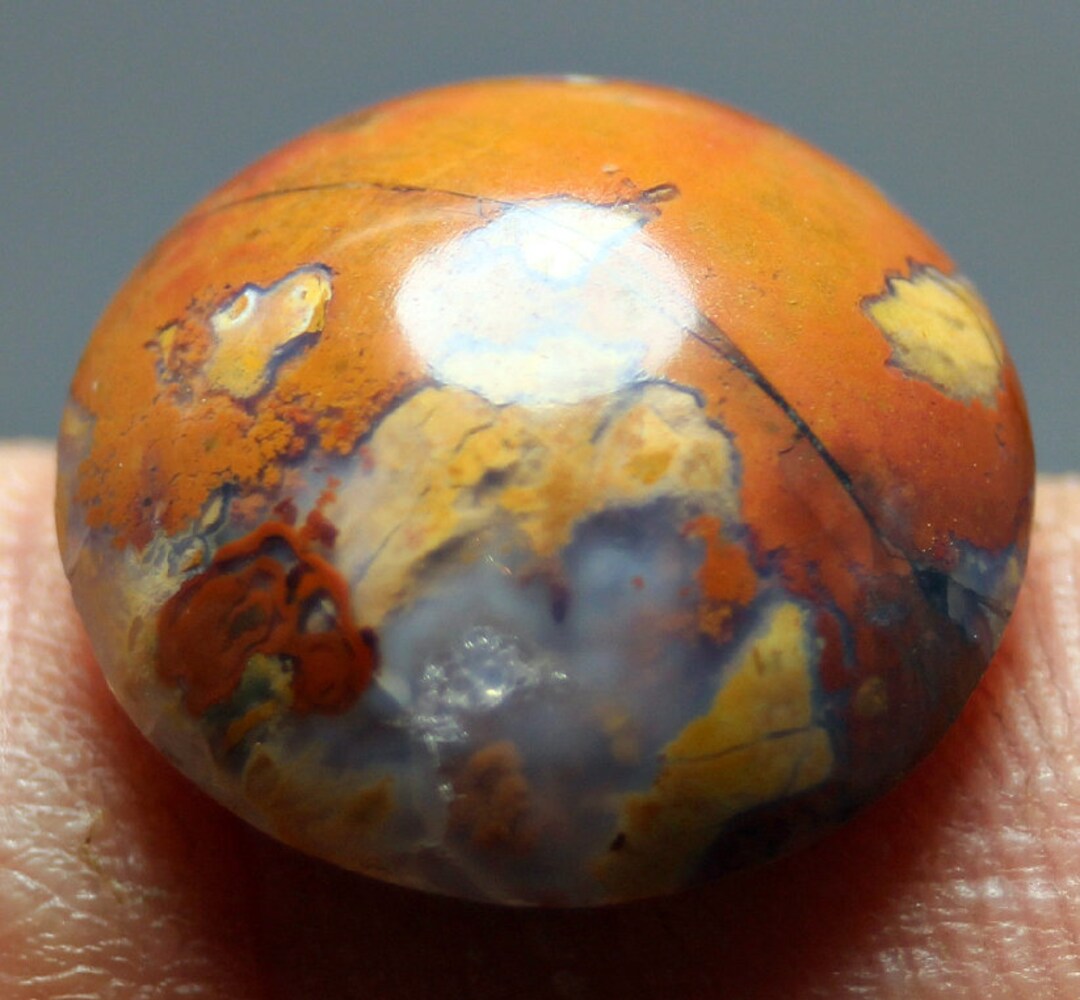 12.0 Ct Faceted Grade Worlds Map Jasper Loose Gemstone - Natural Brown ...
