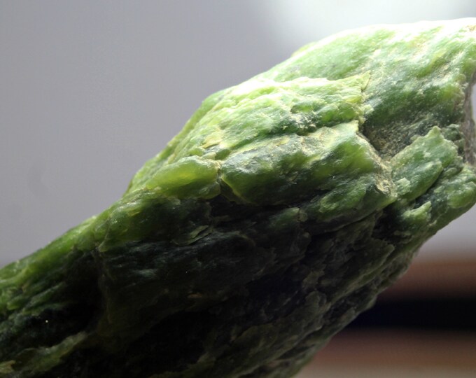 111 Grams Lovely Lush Green Nephrite Jade Rough Gemstone Specimen From ...
