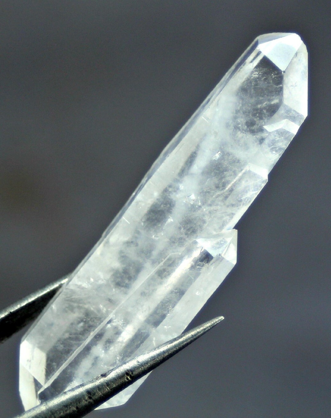 Rare 58.0 CT Double Terminated Tornado Faden Quartz Crystal for ...