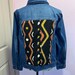Mudcloth Denim Jacket - Etsy
