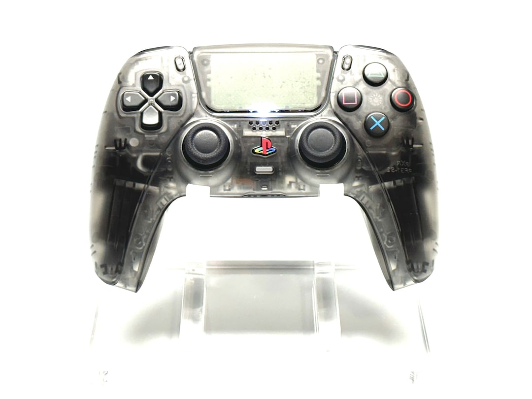 Smoked Clear Retro PS5 Controller - Etsy