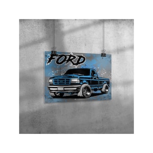 Ford Truck Poster - Etsy