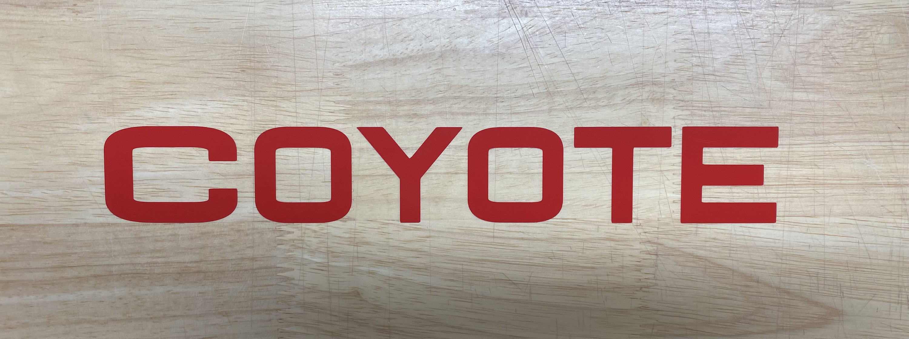 Mustang Coyote Decal Lettering - Etsy