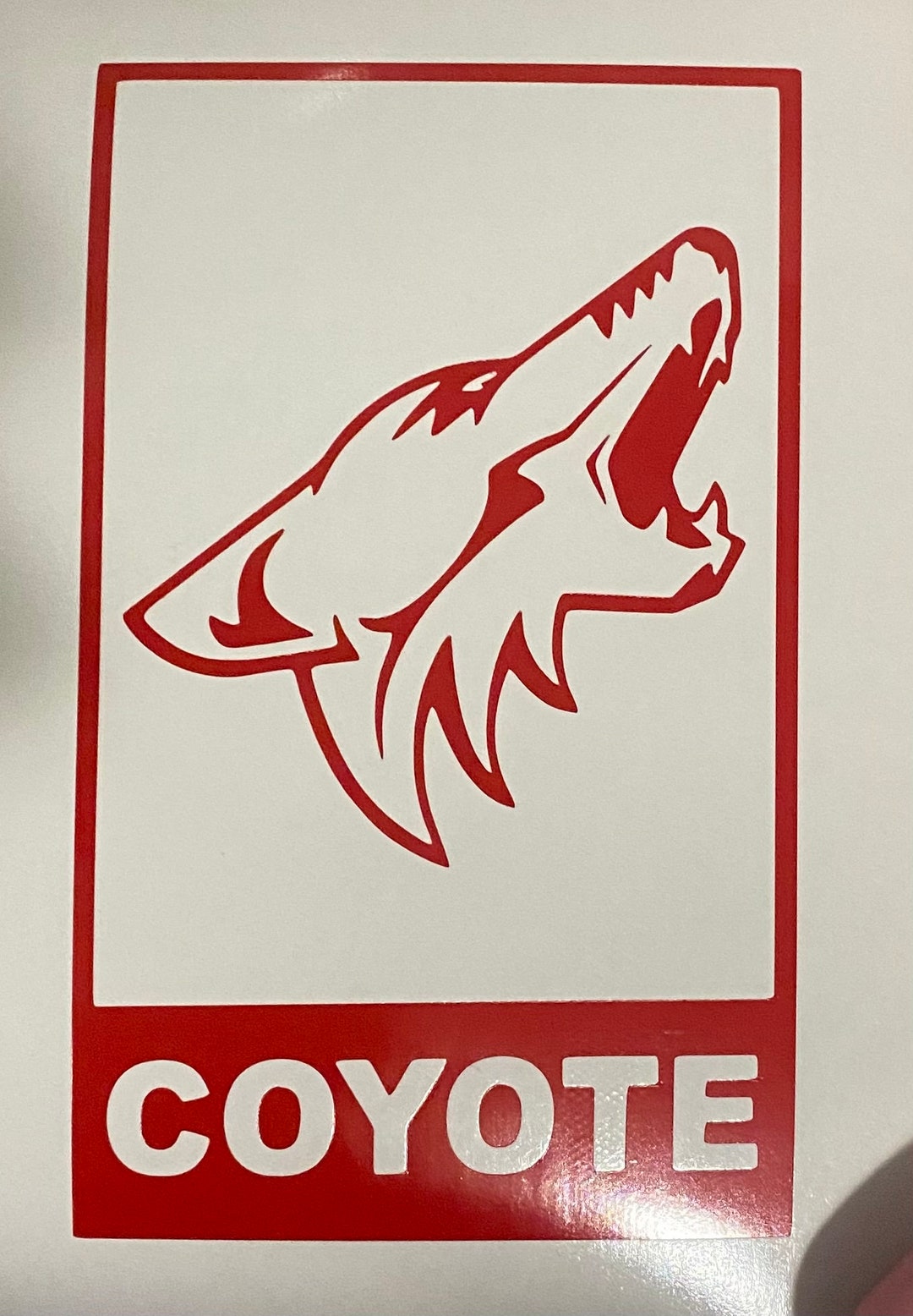 Mustang Coyote Decal - Etsy