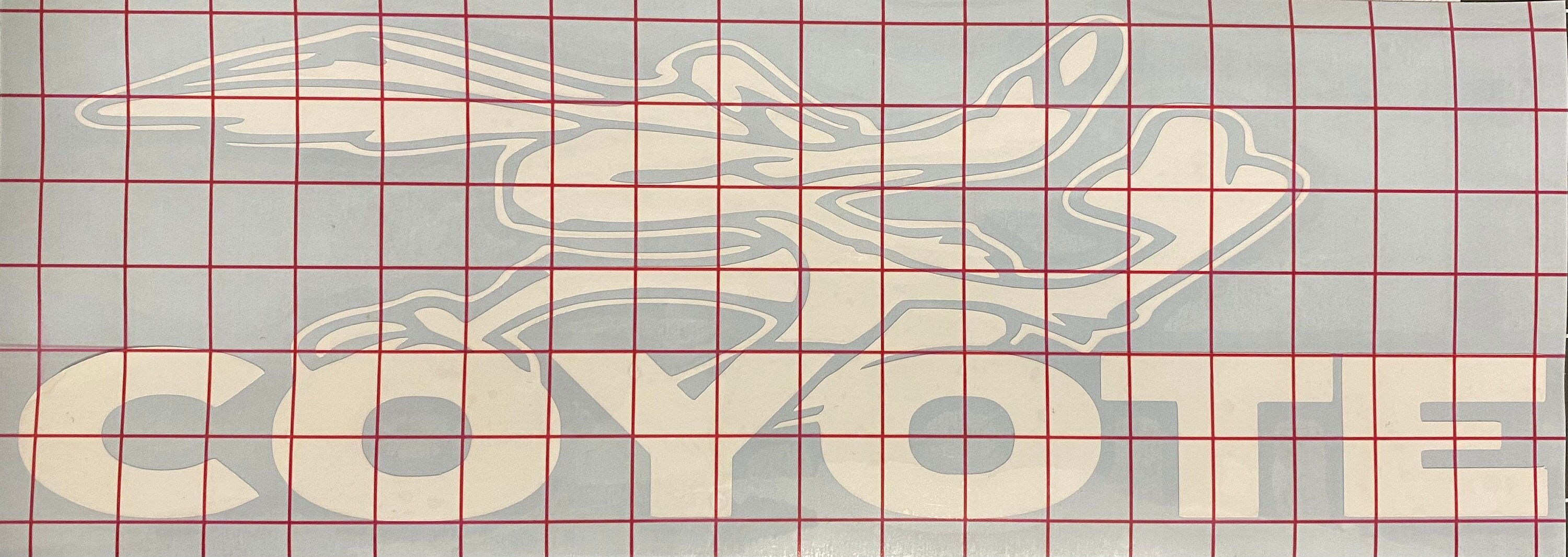 Mustang Coyote Decal - Etsy