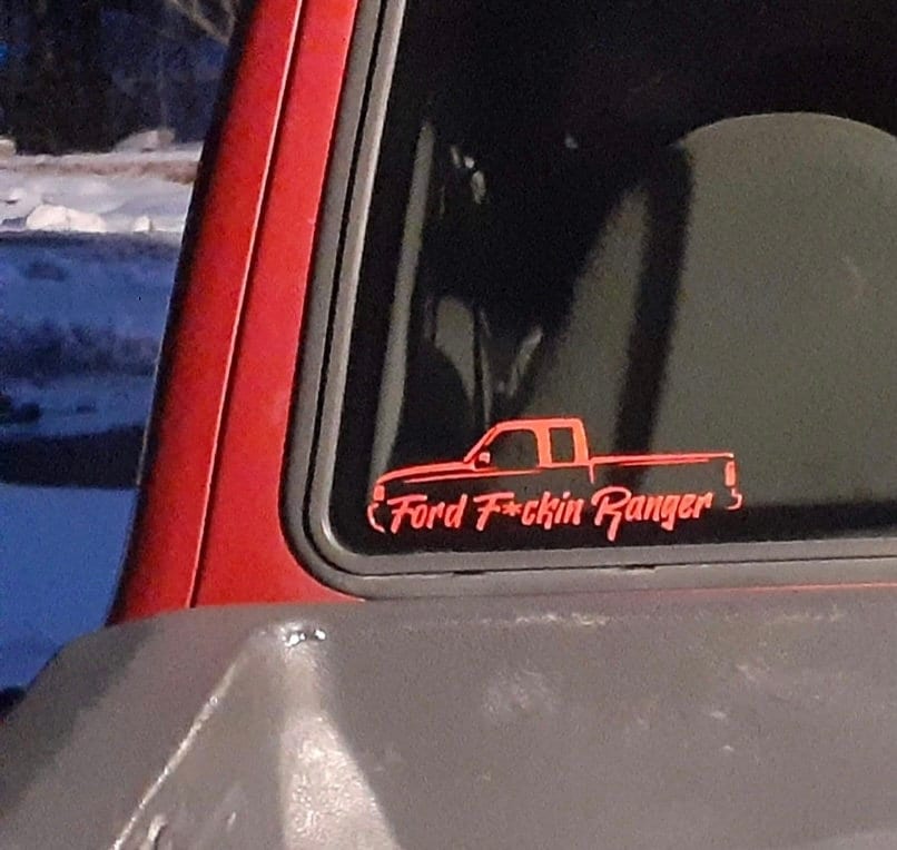 Funny Ford Ranger Stickers