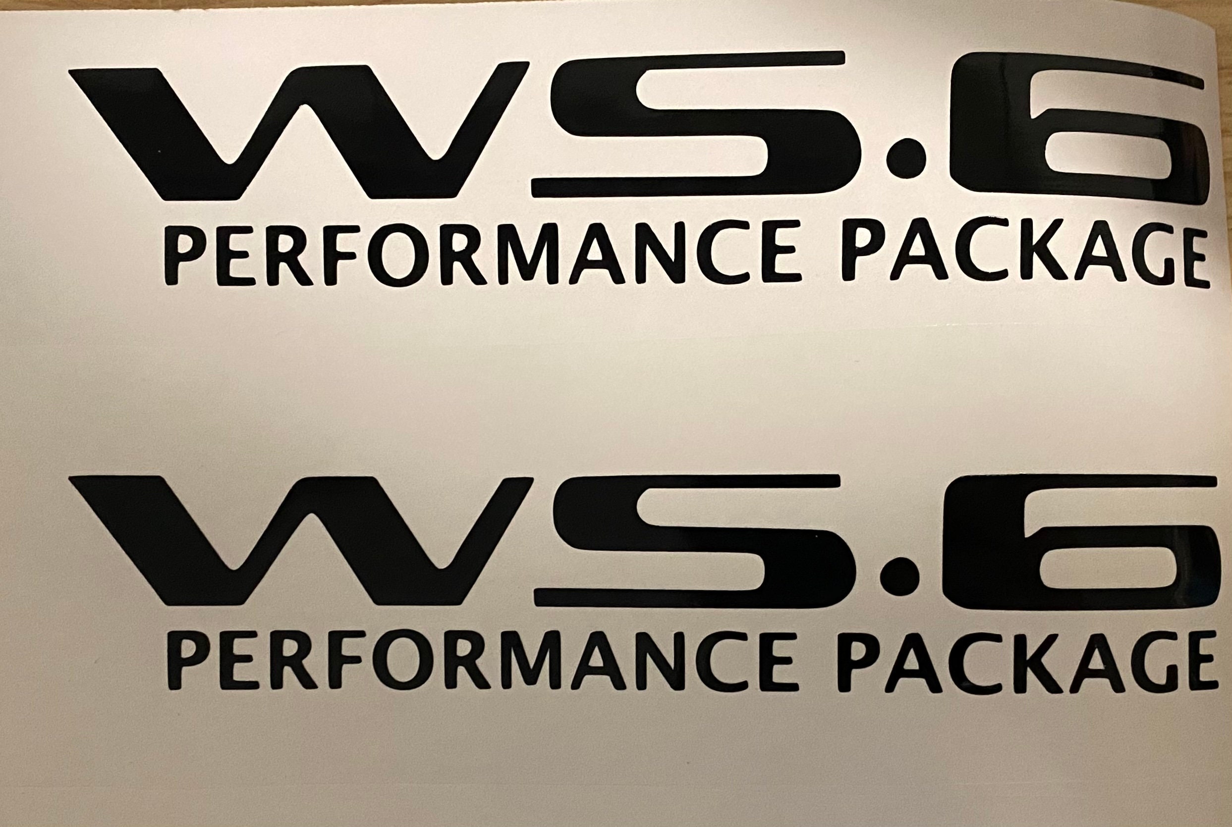 Ws6 Decal Pair - Etsy
