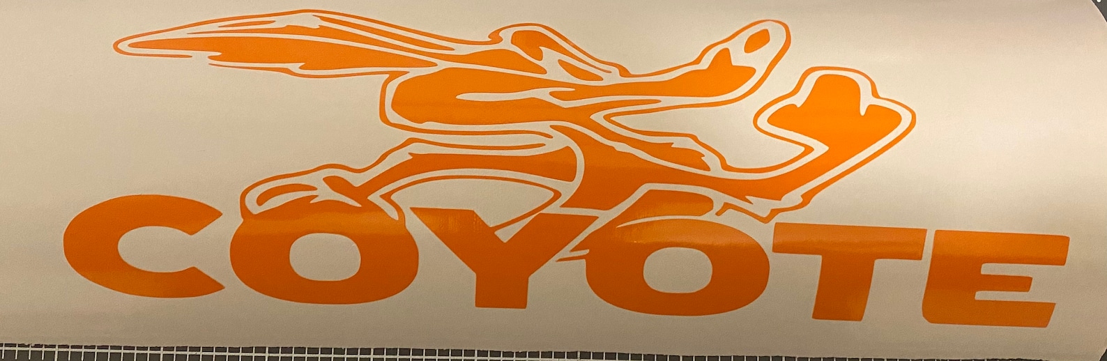 Mustang Coyote Decal - Etsy