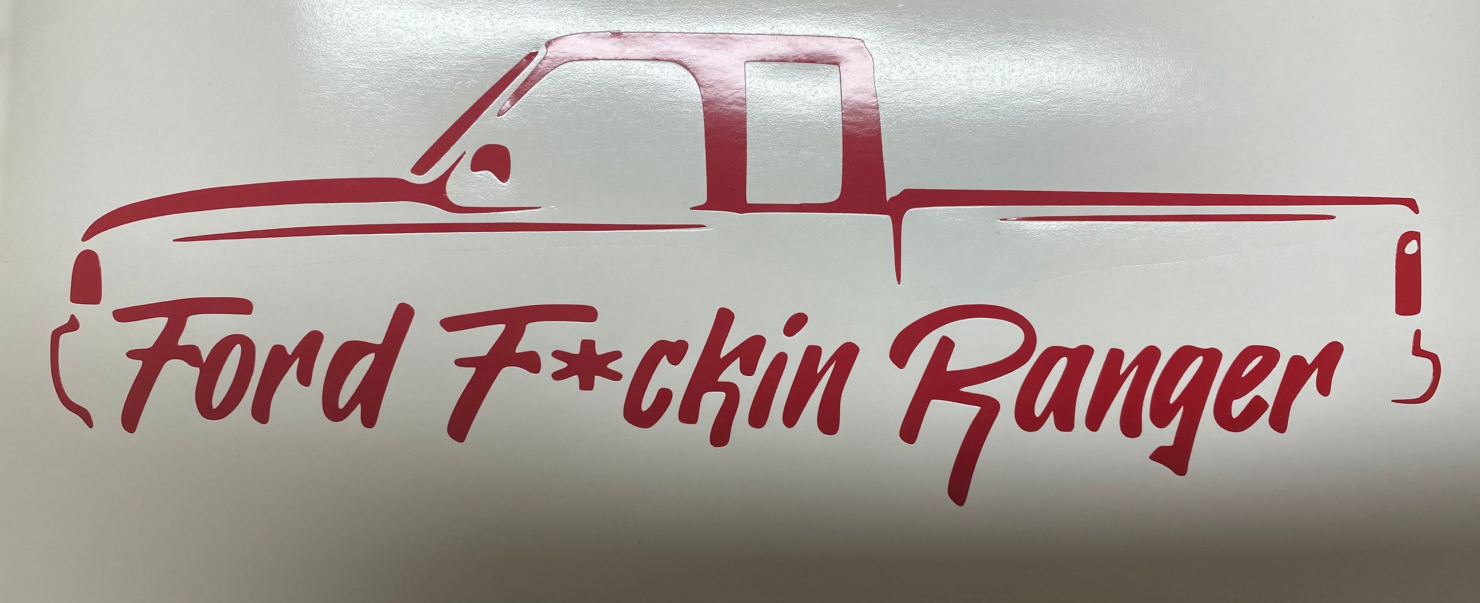 Ford Fckin Ranger Decal singlesuper Cabsquare Body - Etsy