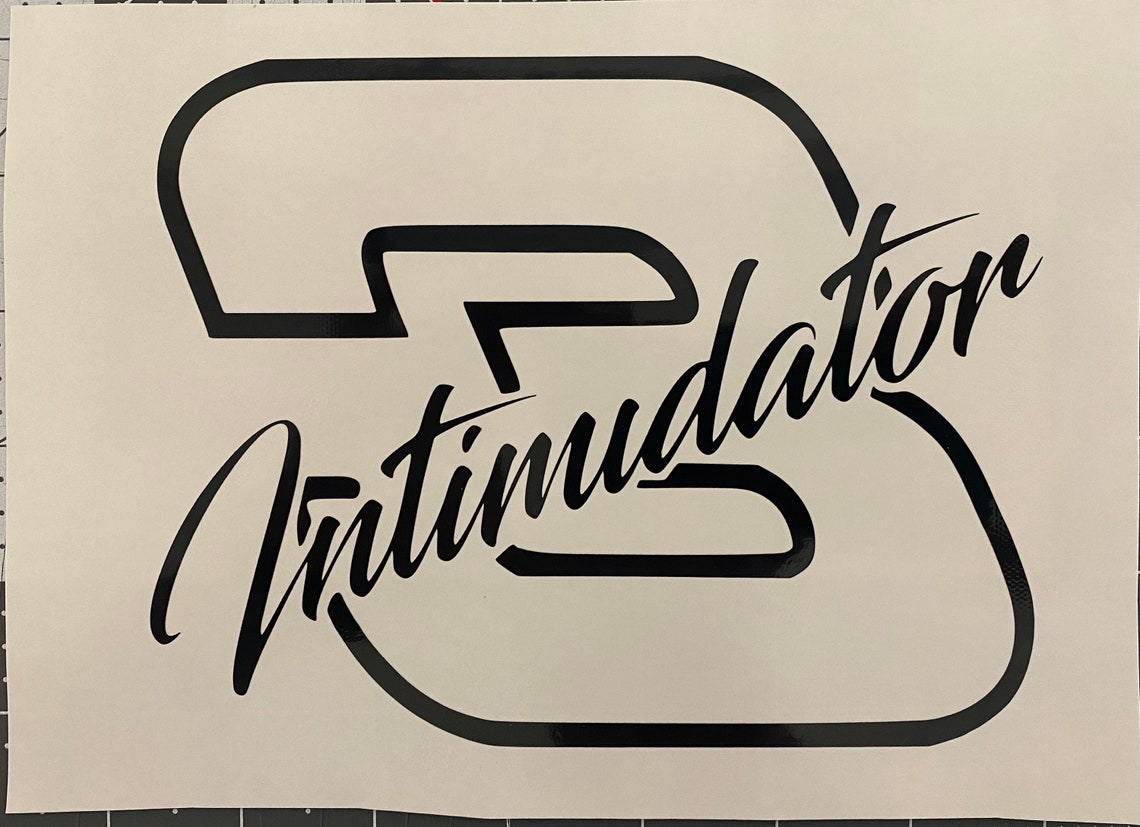Dale Earnhardt Intimidator Decal | Etsy