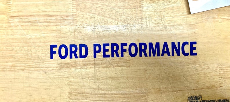 Ford Performance Decal - Etsy