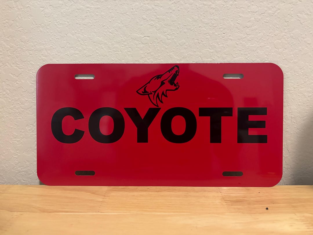 Mustang Coyote License Plate - Etsy