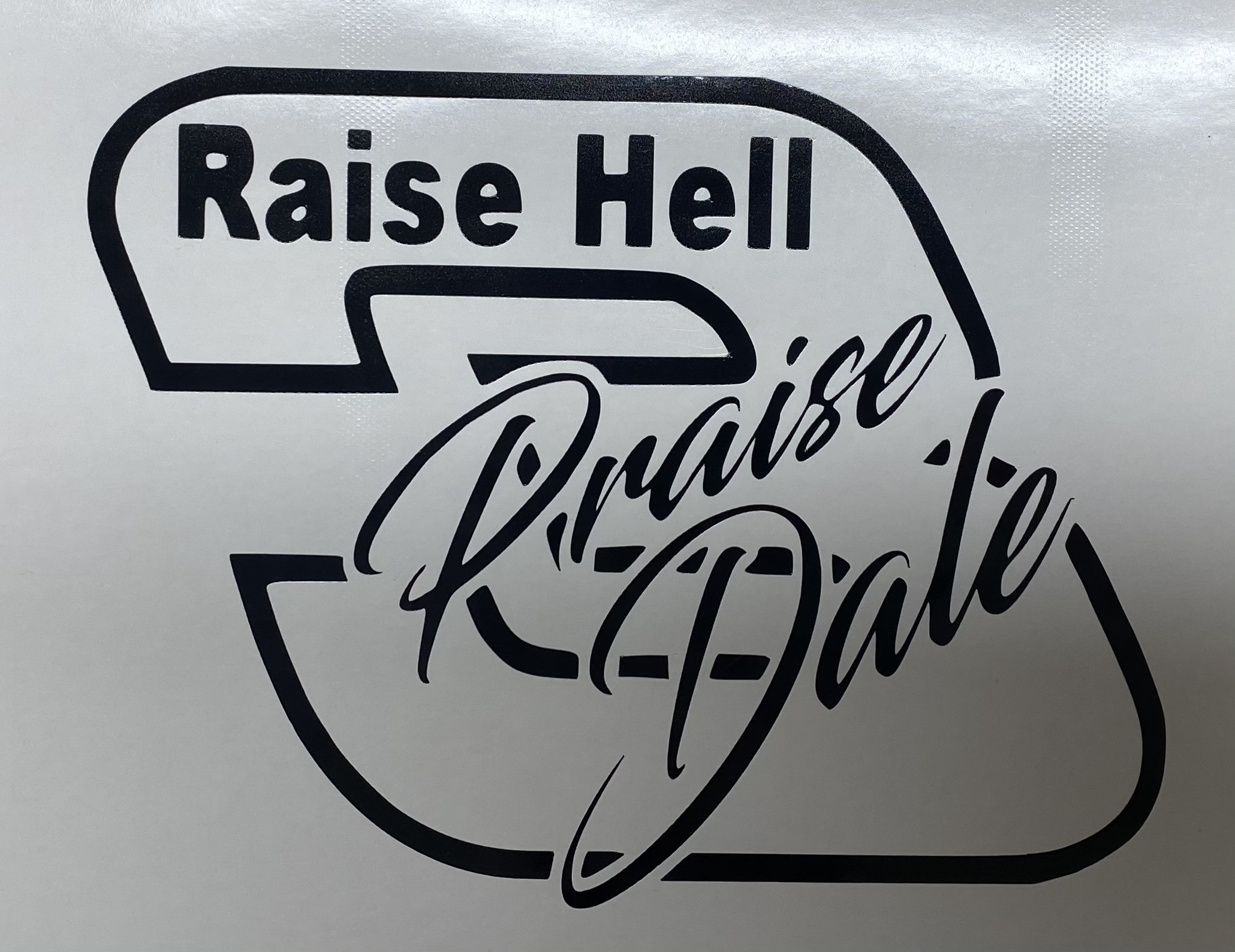 Raise Hell Praise Dale Decal 6.5x5 | Etsy