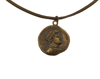 Roman Coin Necklace - Etsy