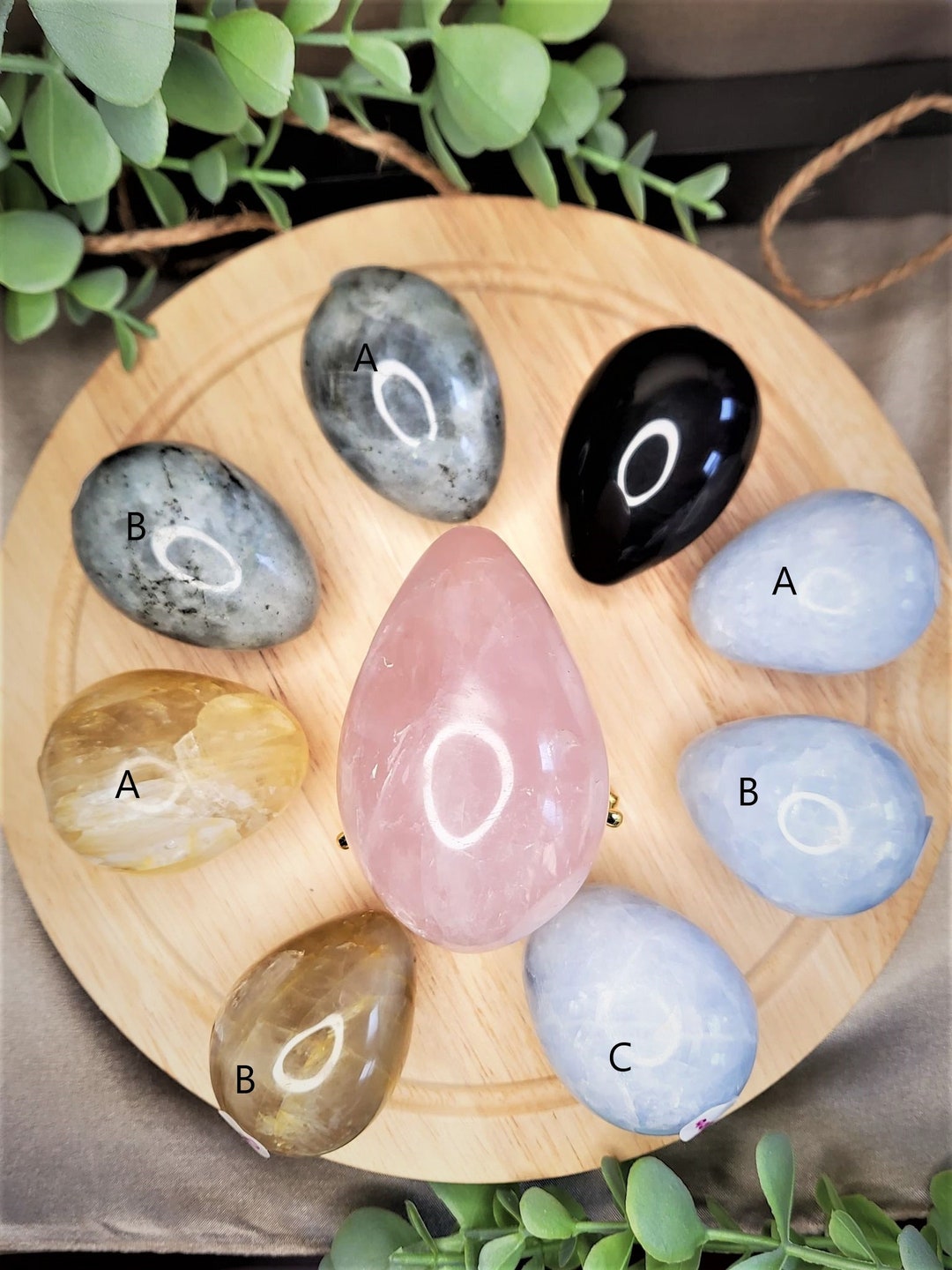 Mix Crystal Eggs Crystal Carvings Crystal Gifts Rose - Etsy