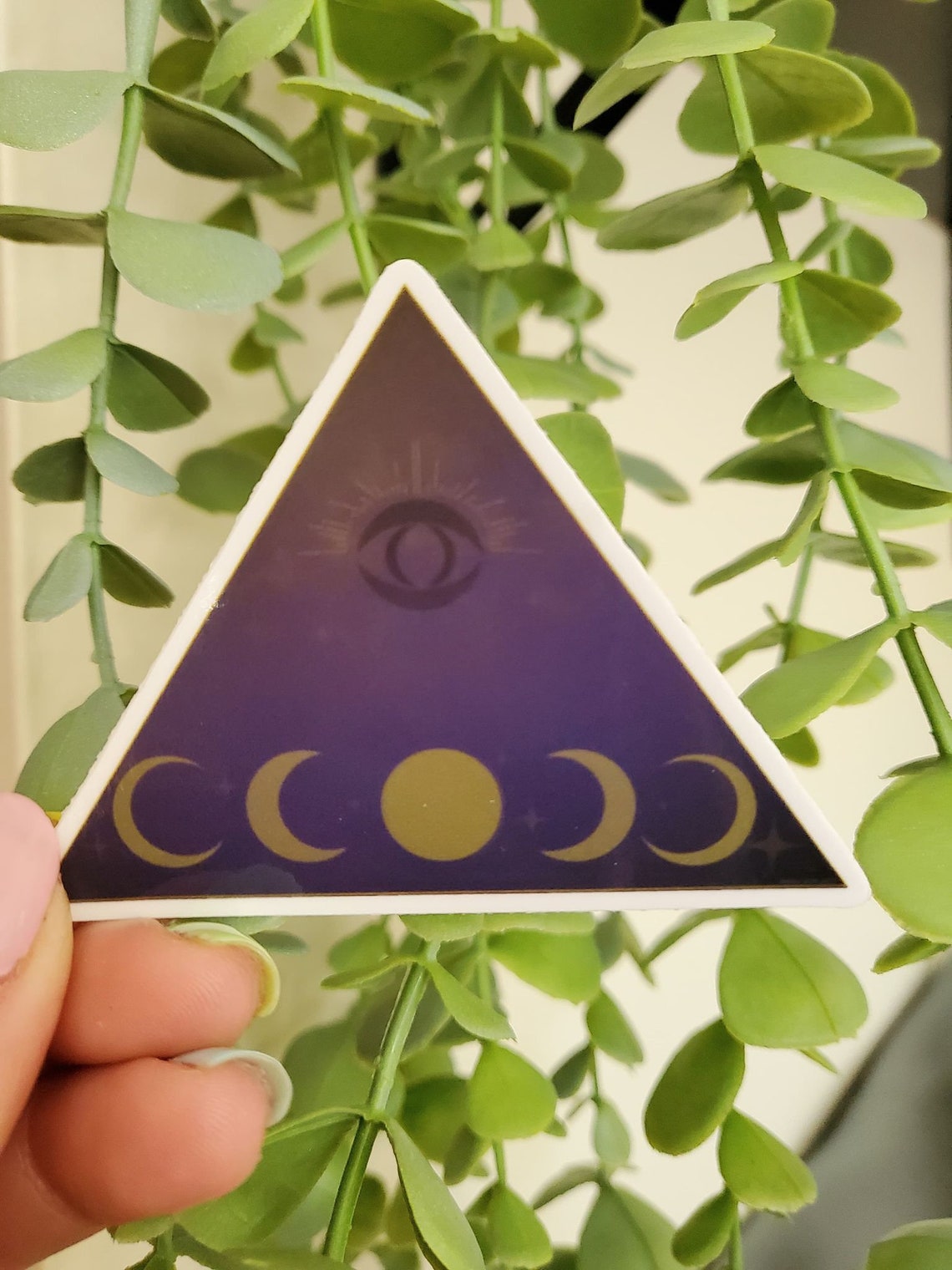 Third Eye Moon Phases Sticker Psychic Sticker Gifts - Etsy
