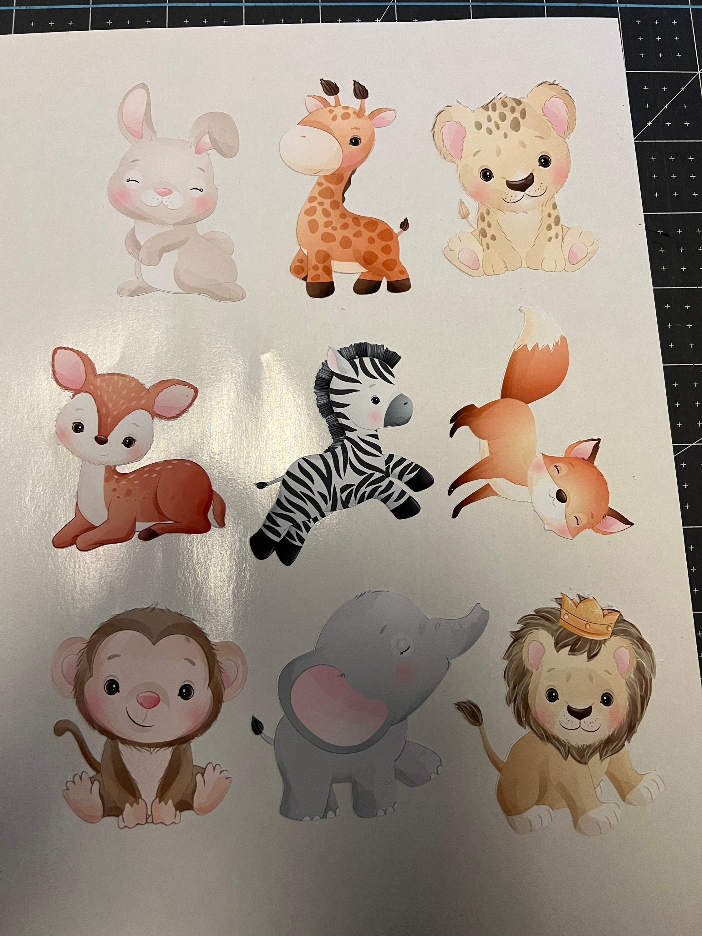 Safari Jungle Animals Sticker Collection Pump Bottle Cup - Etsy