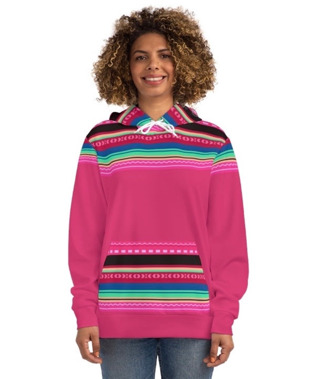 Pink Serape Unisex Hoodie Unisex Hoodie Personalized Wear - Etsy