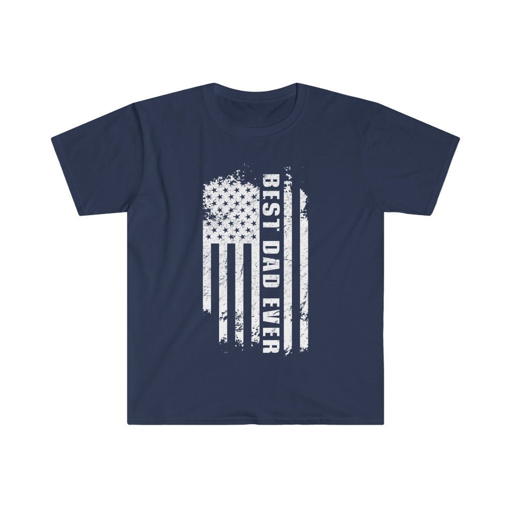 Best Dad Ever American Flag Patriotic Father's Day - Etsy