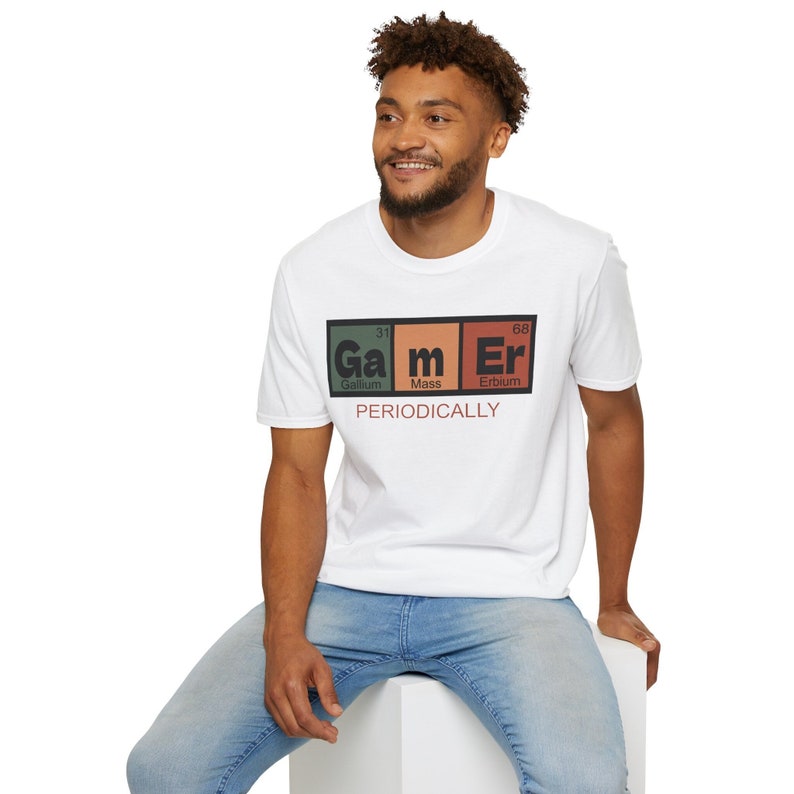 Funny Gamer Science Humor Periodic Table Periodically T-shirt - Etsy
