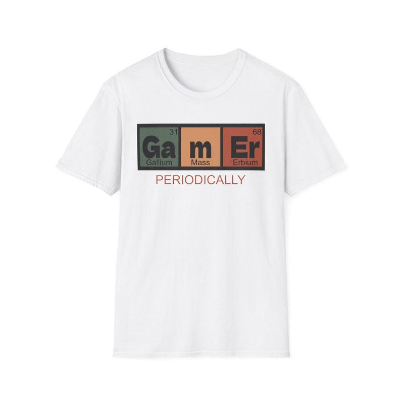 Funny Gamer Science Humor Periodic Table Periodically T-shirt - Etsy