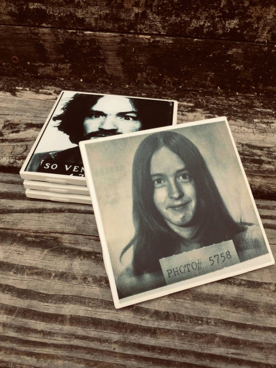 Home & Living Drink & Barware Mugshots Charles Manson The Family ...
