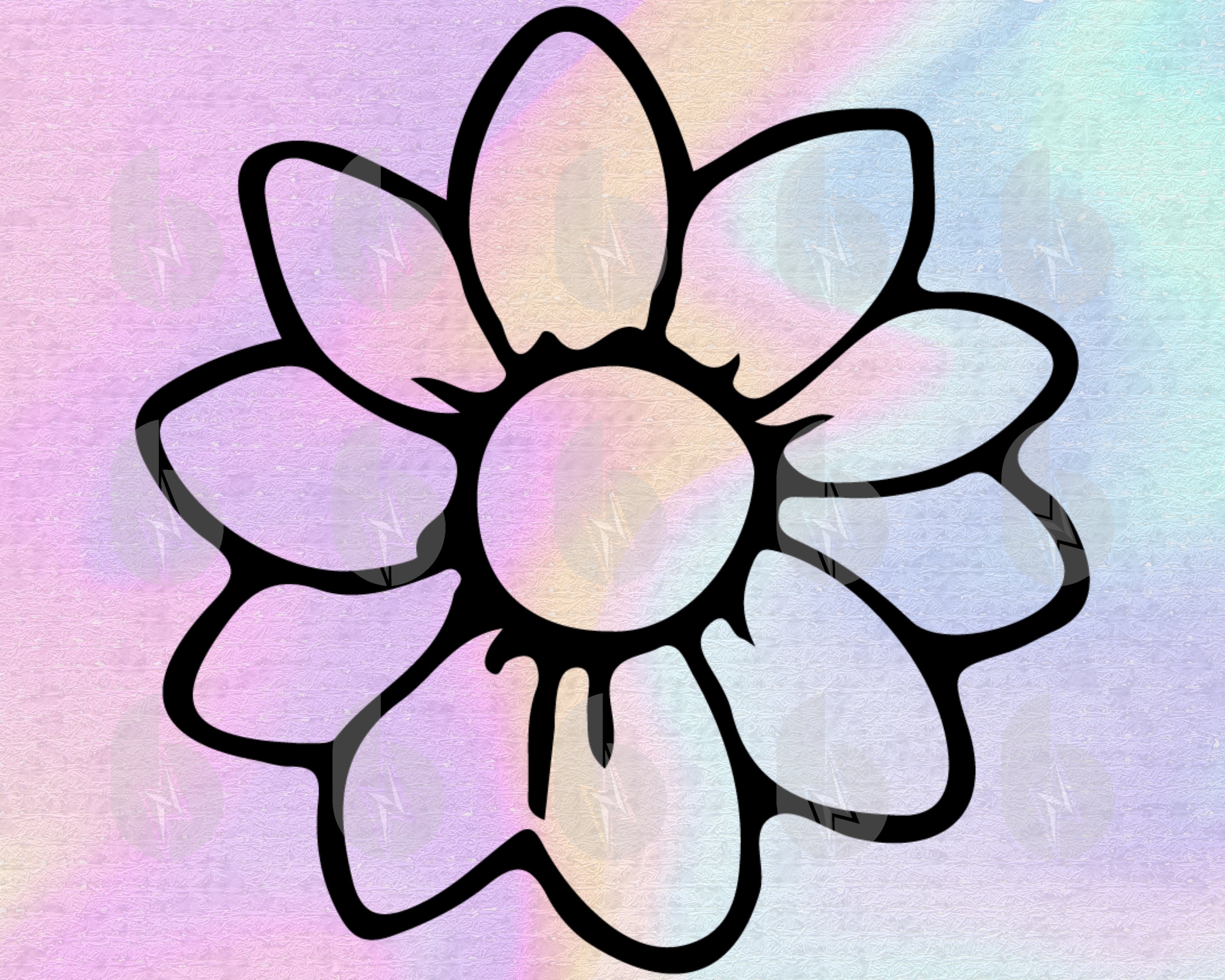 Flower Stencil Svg files for Cricut Silhouette Laser Cut | Etsy