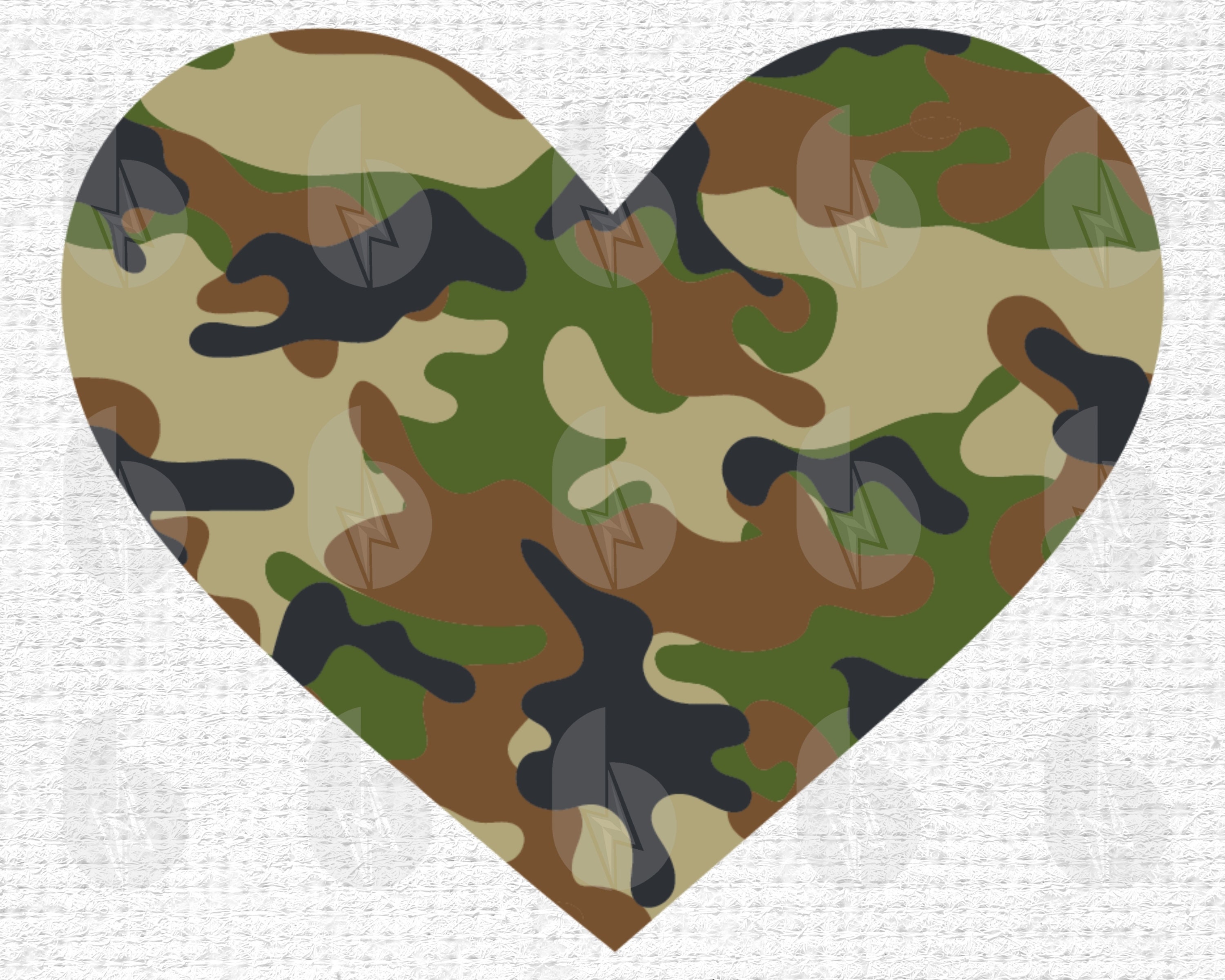 Camouflage Camo Heart Svg Dateien für Cricut Army Svg | Etsy